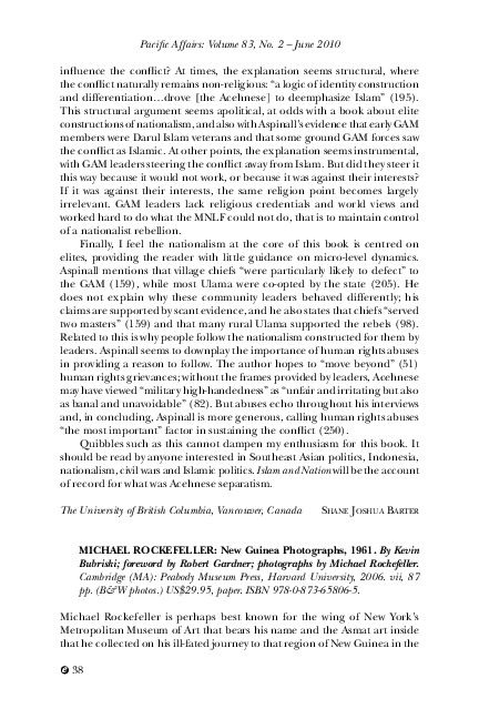 (PDF) Michael Rockefeller : New Guinea Photographs, 1961 : [book review]