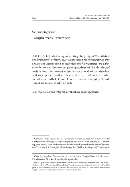 (PDF) Conjunction Function