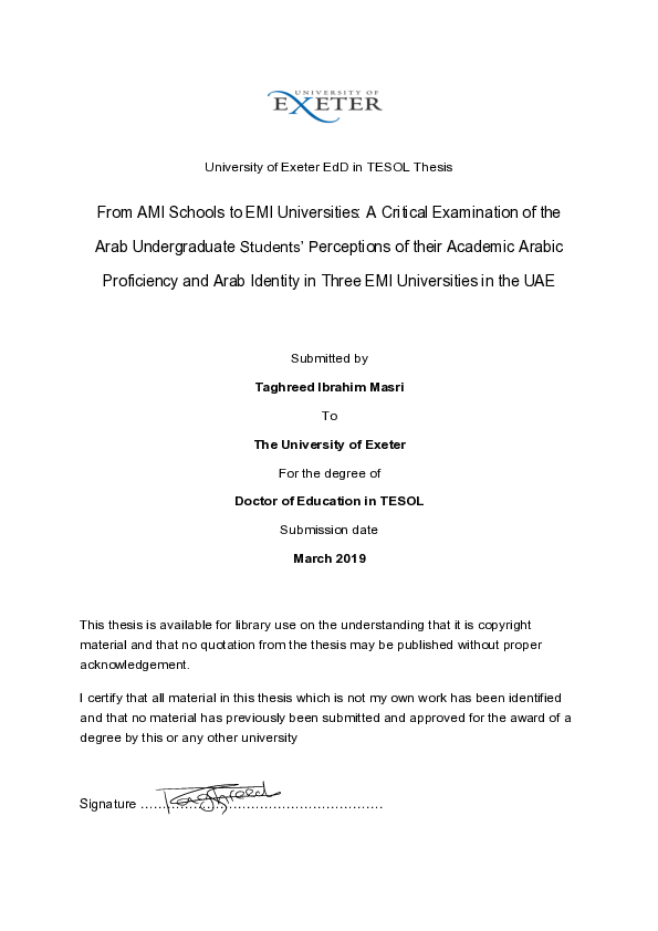 (PDF) From AMI schools to EMI universities : a critical examination of ...