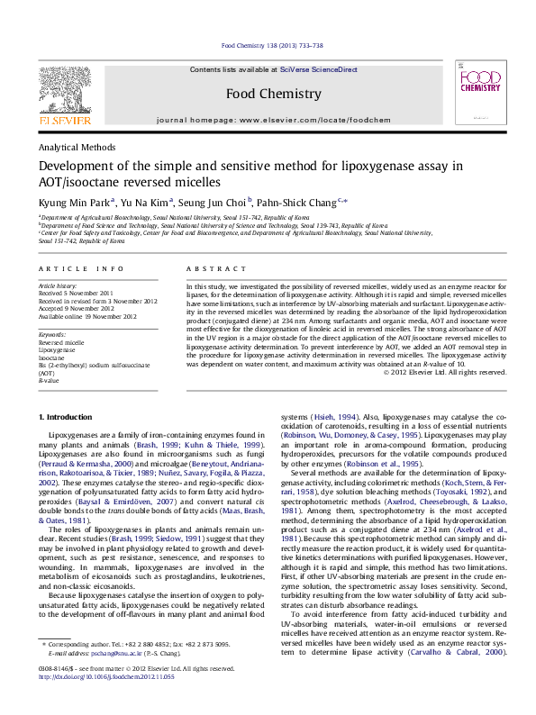 (PDF) Development of a simple and sensitive method for the ...