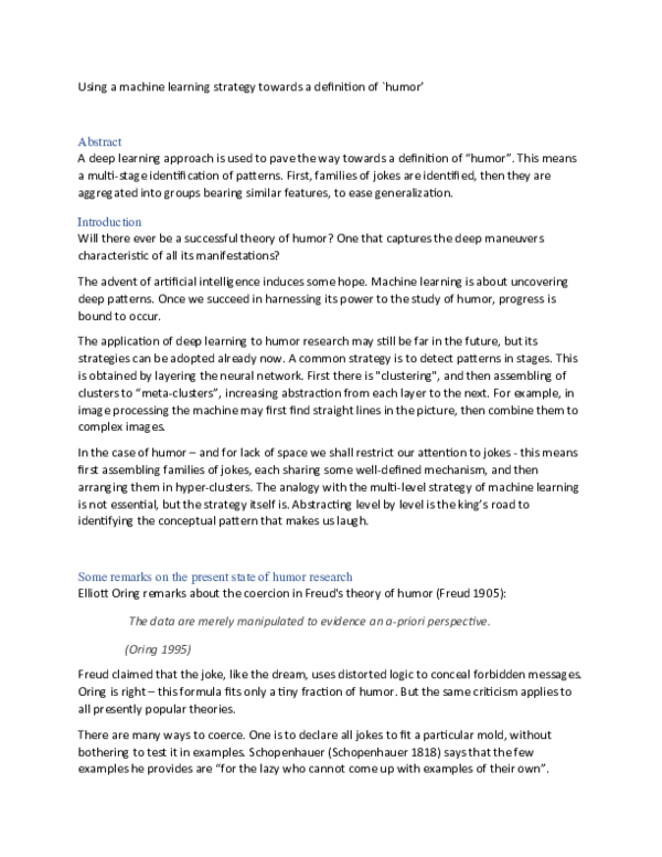 (DOC) a deep learning approach to humor theory