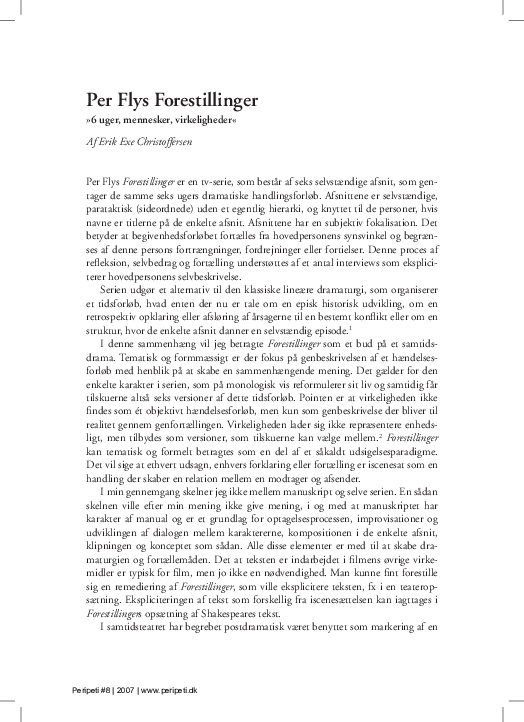 (PDF) Per Flys Forestillinger