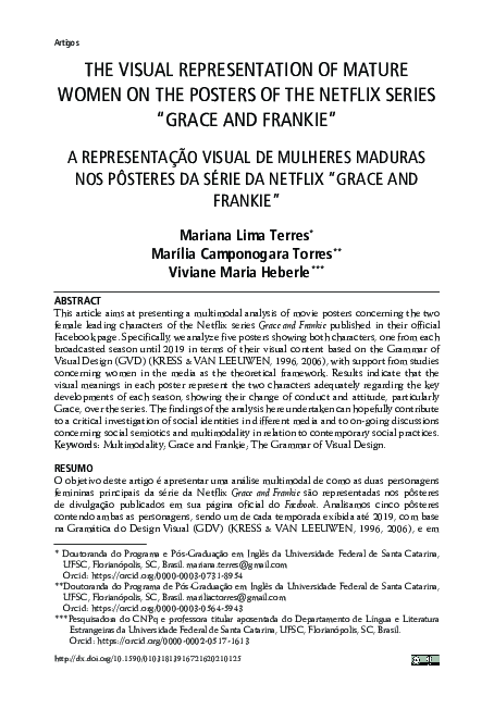 (PDF) The Visual Representation of Mature Women on the Posters of the ...