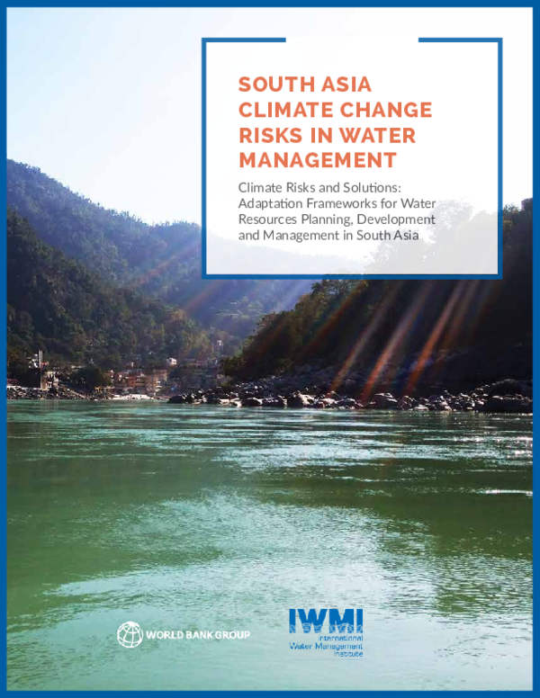(PDF) South Asia - Climate change risks in water management : climate ...