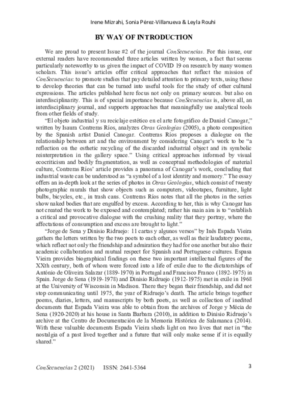 (PDF) By Way of Introduction