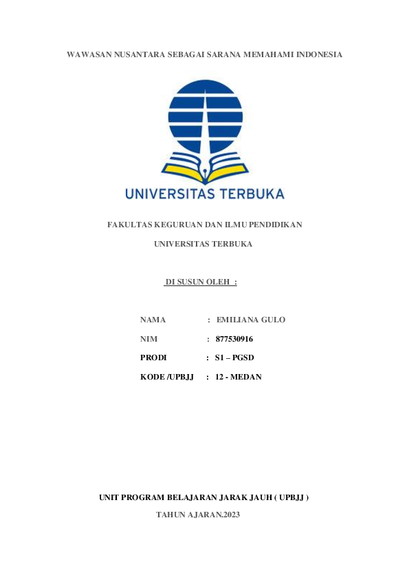 (PDF) WAWASAN NUSANTARA SEBAGAI SARANA MEMAHAMI INDONESIA FAKULTAS KEGURUAN DAN ILMU PENDIDIKAN ...