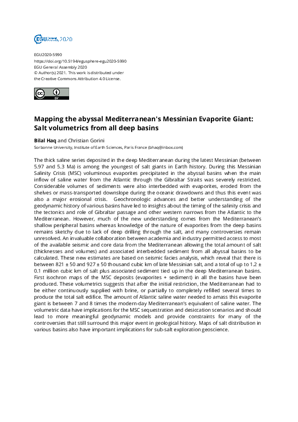 Mapping the abyssal Mediterranean's Messinian Evaporite Giant: Salt volumetrics from all deep basins