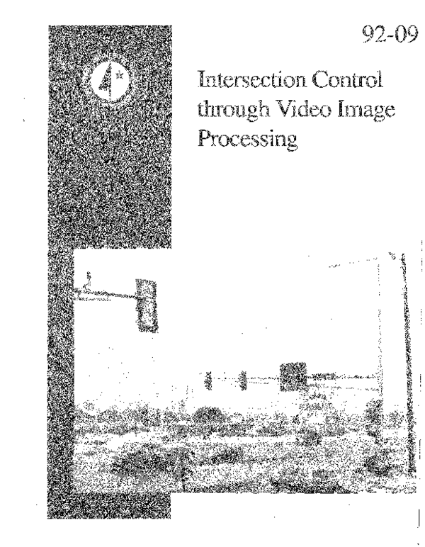 (PDF) Intersection Control Through Video Image Processing - Executive Summary