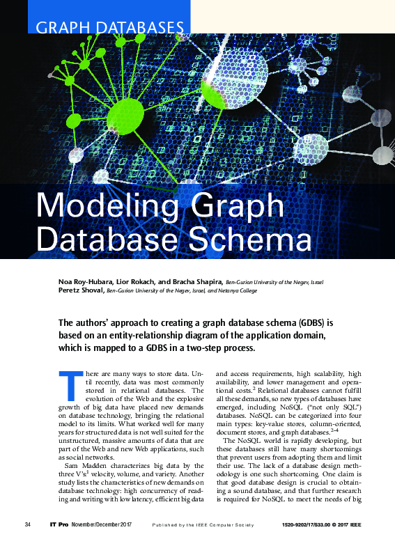 (PDF) Modeling Graph Database Schema