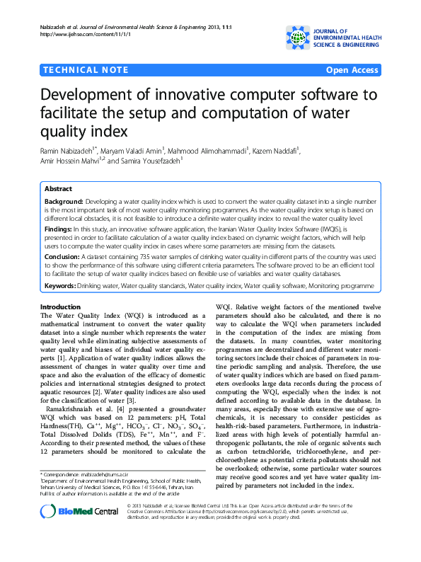 (PDF) Development of innovative computer software to facilitate the ...