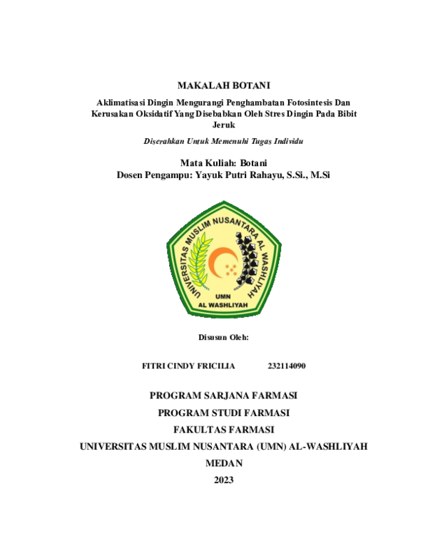 (PDF) MAKALAH BOTANI