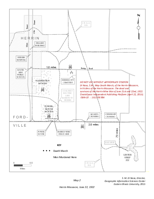 (PDF) A New and Accurate Map of the Death March of the Herrin Massacre