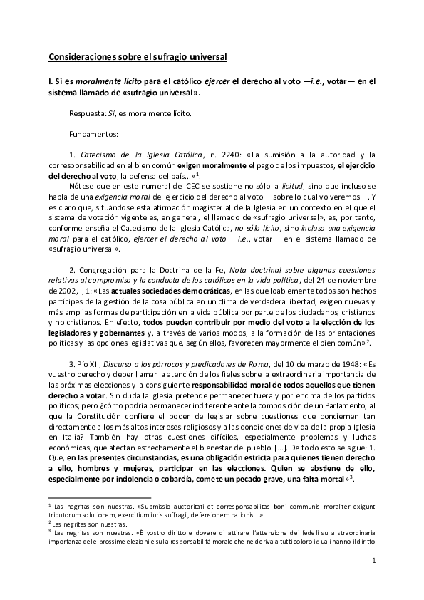 (PDF) Consideraciones sobre el sufragio universal