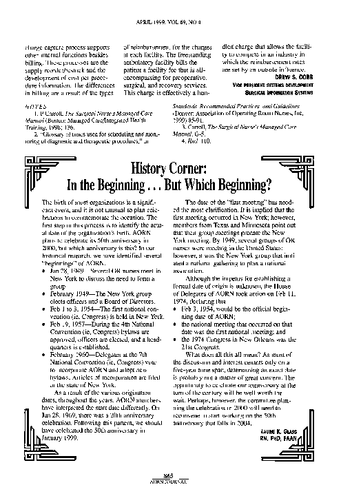 (PDF) History Corner: In the Beginning … But Which Beginning?