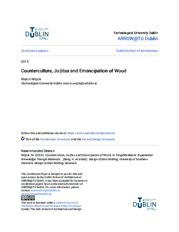 (PDF) Counterculture, Ju-jitsu and Emancipation of Wood