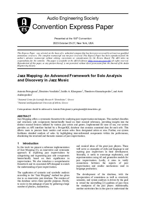 (PDF) Convention Express Paper