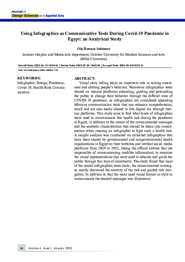 (PDF) Using Infographics as Communicative Tools During Covid-19 ...