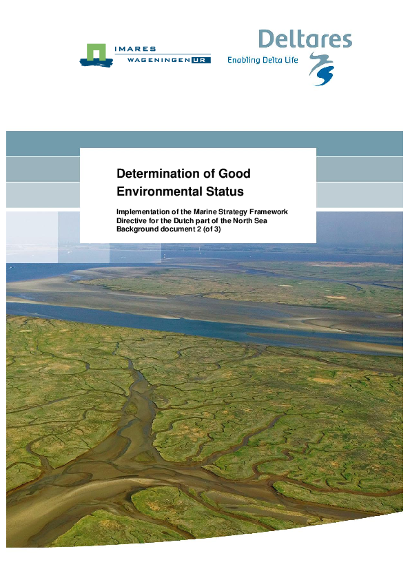 (PDF) Determination of Good Environmental Status: Implementation of the ...
