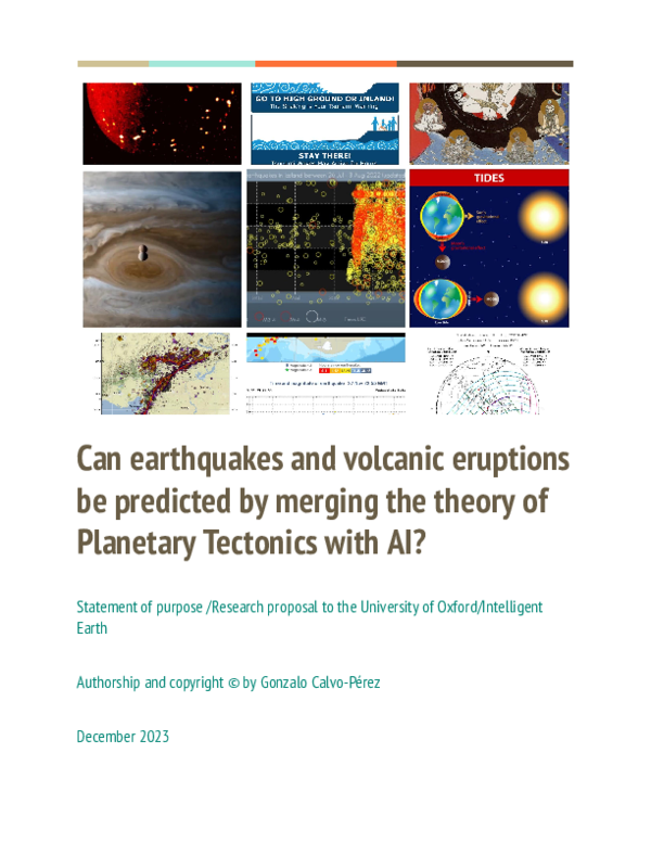 (PDF) Can earthquakes and volcanic eruptions be predicted by merging the theory of Planetary ...