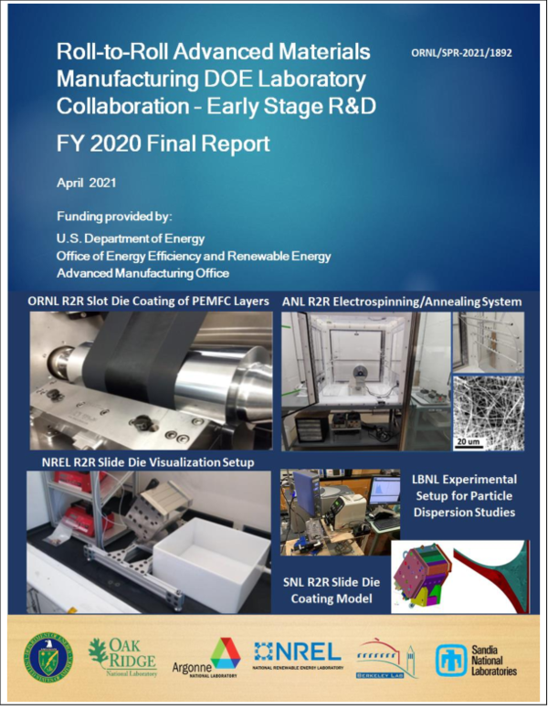 (PDF) Roll-to-Roll Advanced Materials Manufacturing DOE Laboratory ...