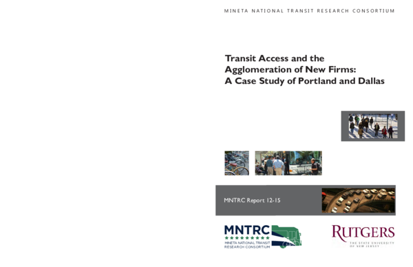 (PDF) Transit Access and the Agglomeration of New Firms: A Case Study ...