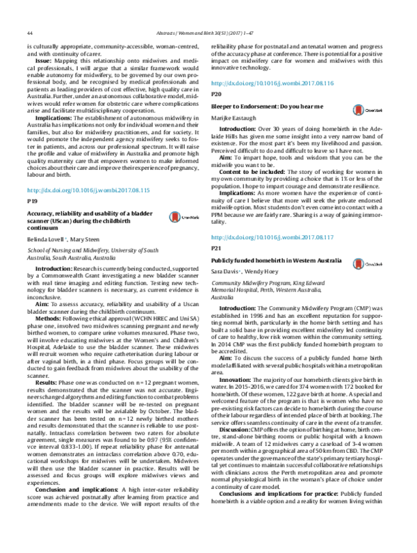 (PDF) Accuracy, reliability and usability of a bladder scanner (UScan ...