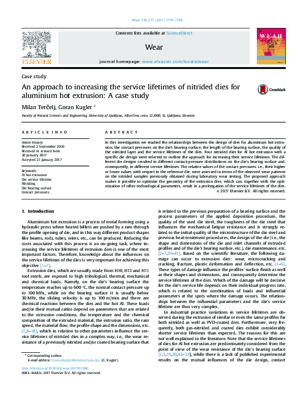 (PDF) An approach to increasing the service lifetimes of nitrided dies ...