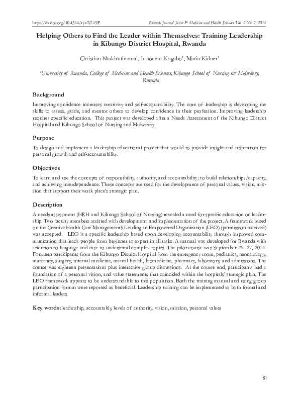 (PDF) Abstract: Helping Others to Find the Leader within Themselves ...