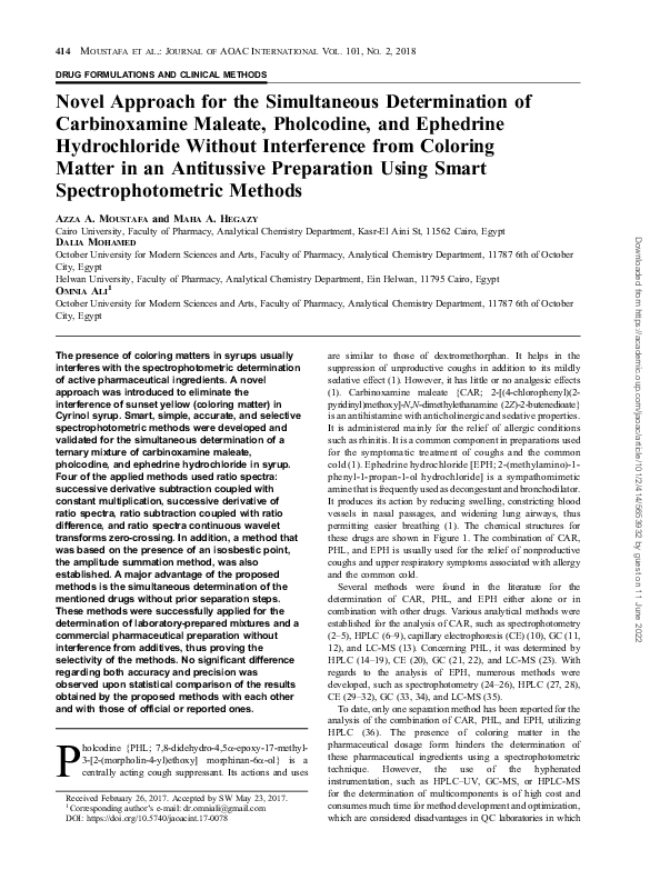 (PDF) Novel Approach for the Simultaneous Determination of ...