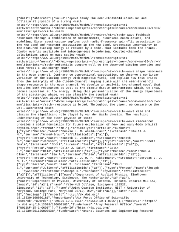 Probing open- and closed-channel p -wave resonances