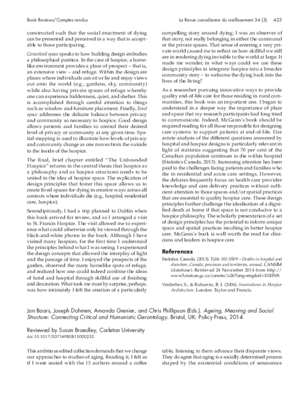 (PDF) Jan Baars, Joseph Dohmen, Amanda Grenier, and Chris Phillipson ...