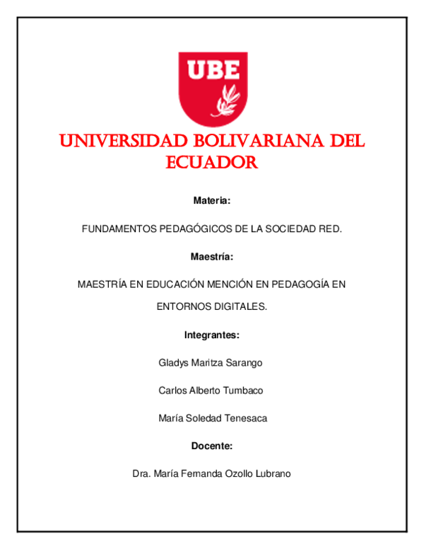 (PDF) ESTUDIO DE CASO TPACK | Gladys Maritza Sarango Zhingre - Academia.edu