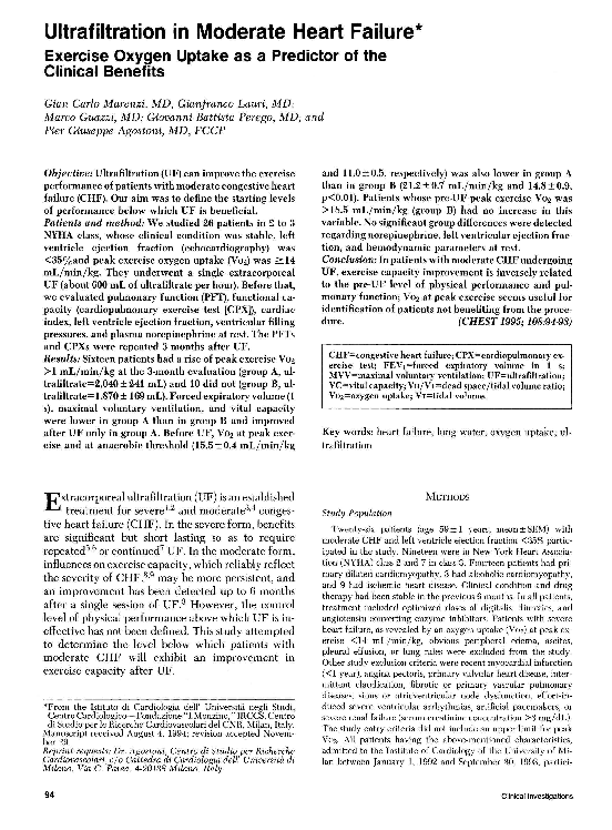 (PDF) Ultrafiltration in Moderate Heart Failure | Piergiuseppe Agostoni ...