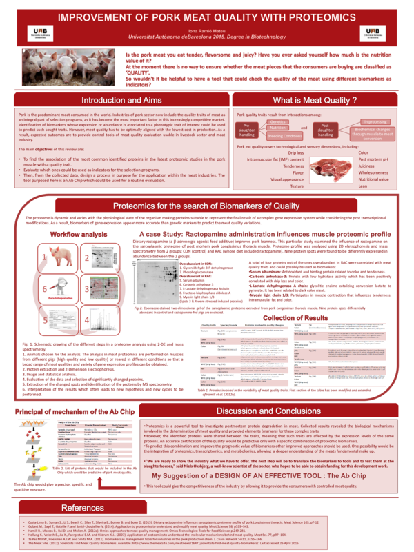(PDF) Improvement of pork meat quality with proteomics