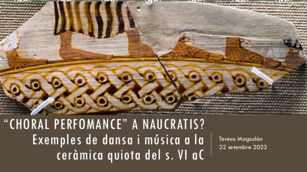 (PDF) “Choral Performance” a Naucratis? Exemples de dansa i música a la ...