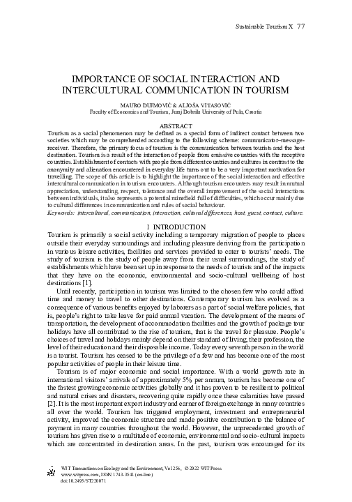 (PDF) Importance of Social Interaction and Intercultural Communication ...