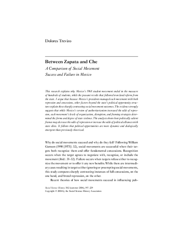 (PDF) Between Zapata and Che