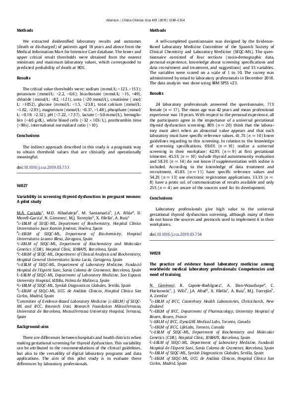 (PDF) The practice of evidence based laboratory medicine among ...