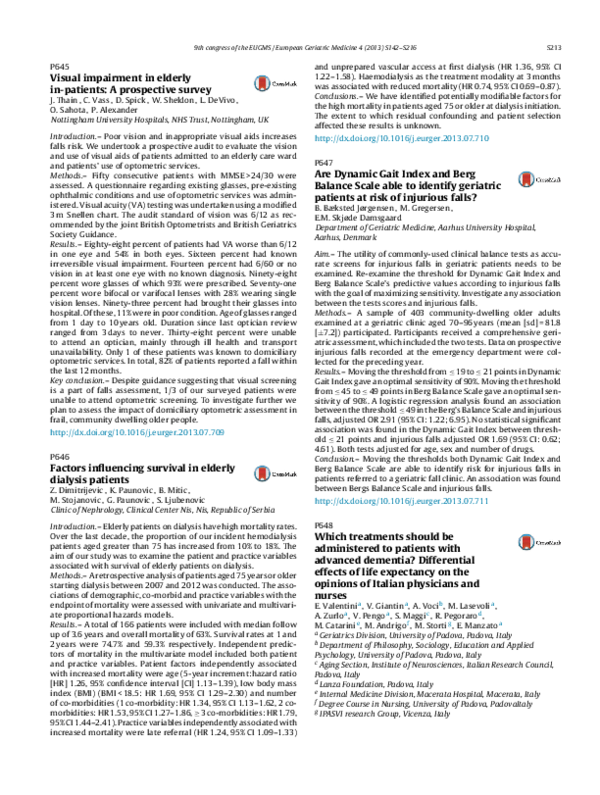 (PDF) Are Dynamic Gait Index and Berg Balance Scale able to identify ...