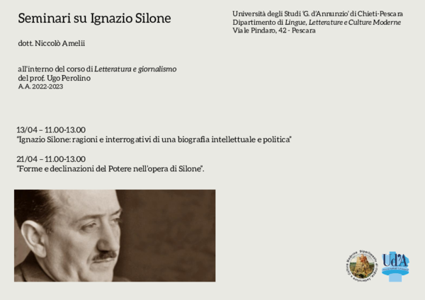 (PDF) Seminari didattici su Ignazio Silone