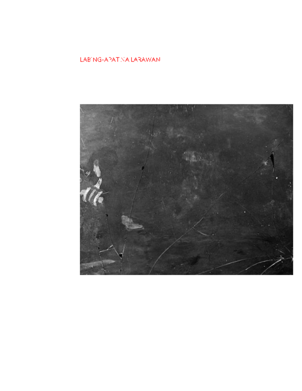 (PDF) Labing-apat na Larawan