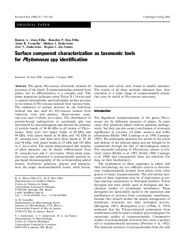 (PDF) Surface component characterization as taxonomic tools for ...