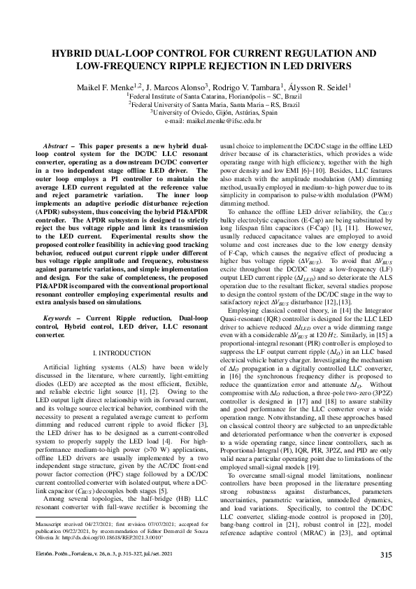 (PDF) Hybrid Dual-Loop Control for Current Regulation and Low-Frequency ...