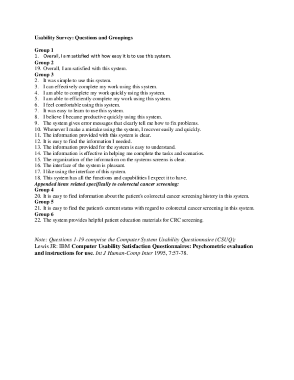 (PDF) IBM computer usability satisfaction questionnaires: Psychometric ...