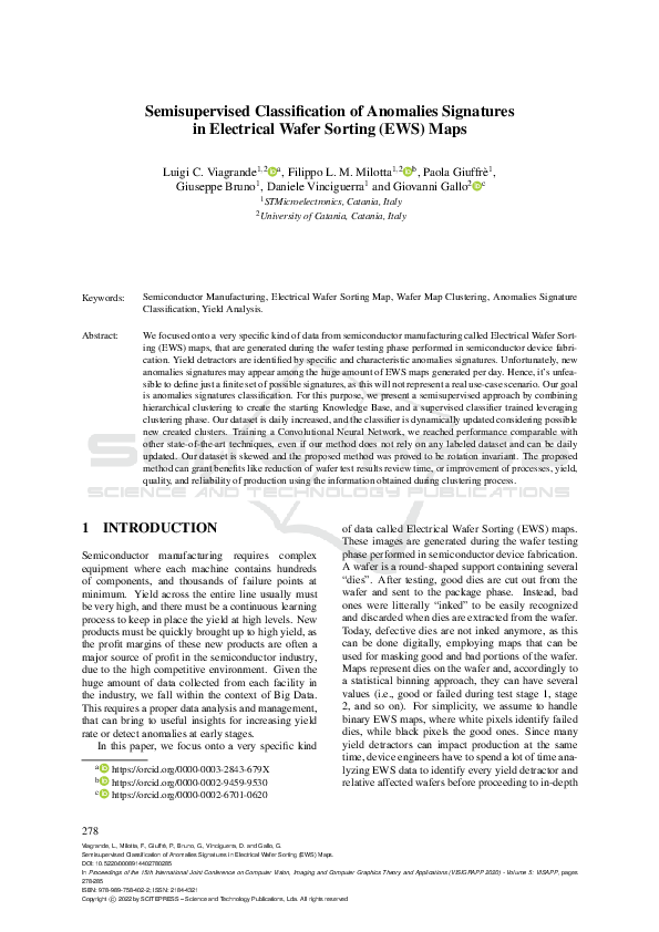 (PDF) Semisupervised Classification of Anomalies Signatures in ...