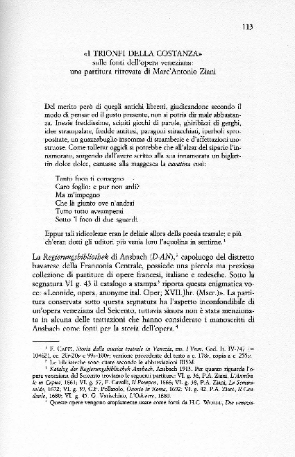 (PDF) 'I trionfi della costanza.' Sulle fonti dell'opera veneziana: una ...