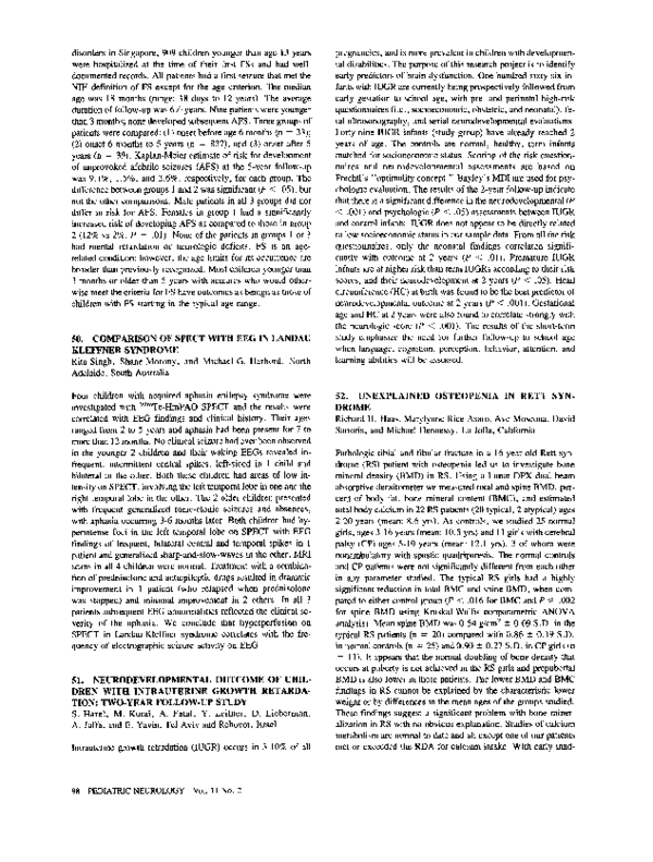 (PDF) Comparison of spect with EEG in landau kleffner syndrome ...