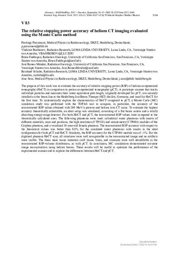 (PDF) Session 24: Imaging and image processing II – X-Ray and multimodal imaging