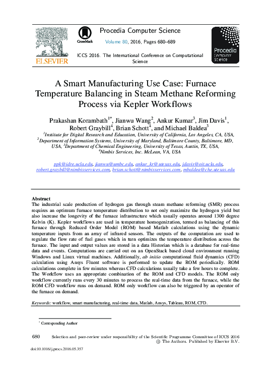 (PDF) A Smart Manufacturing Use Case: Furnace Temperature Balancing in ...