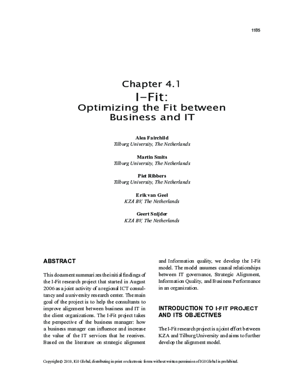 (PDF) I-Fit
